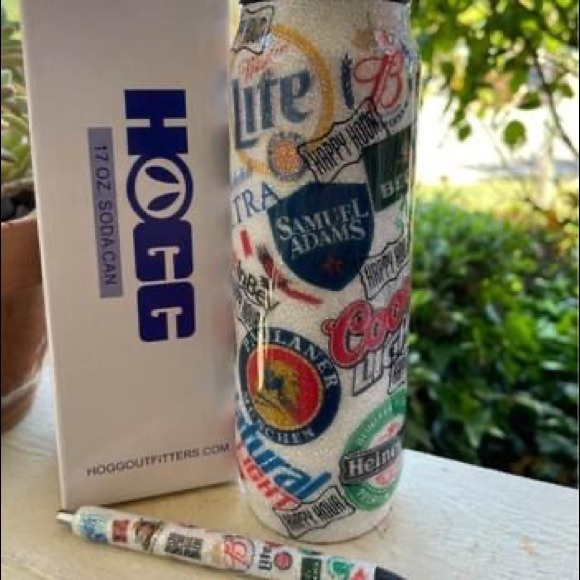 Dining | Custom Made Beer Logos Tumbler Set | Poshmark